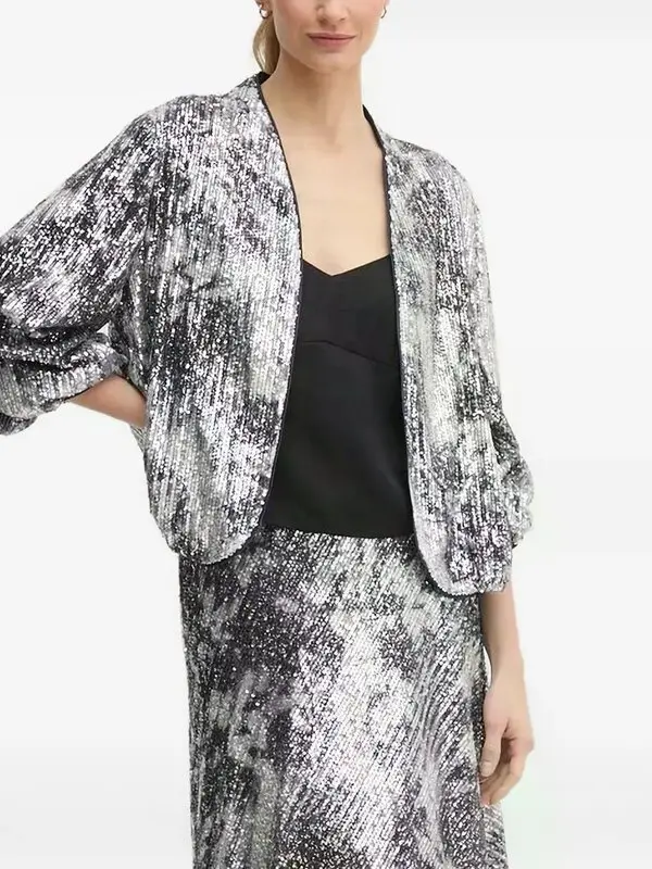 Diane Von Furstenberg Embellished Sequin Jacket