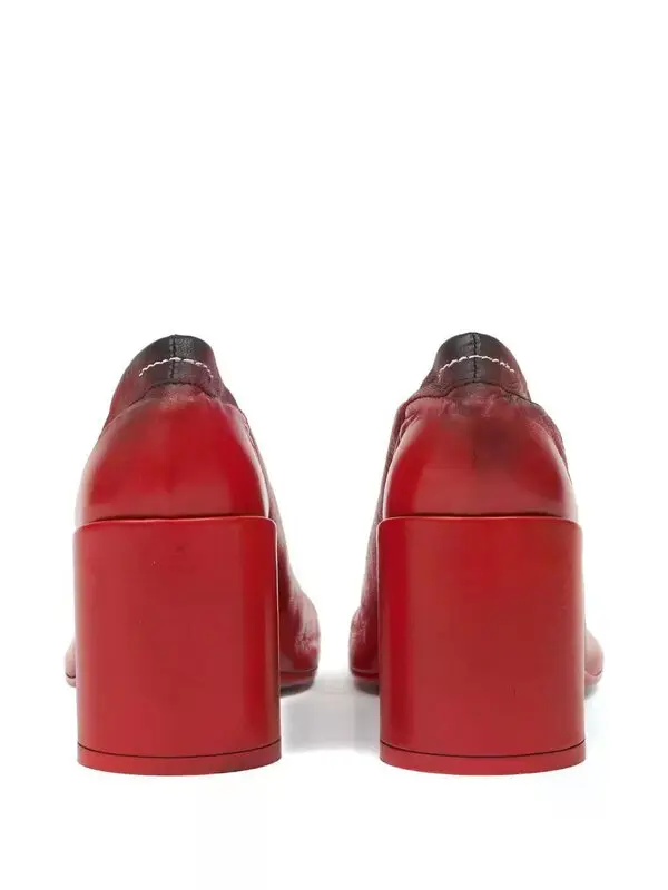 MAISON MARGIELA Leather Tabi Toe Block Heel Pumps