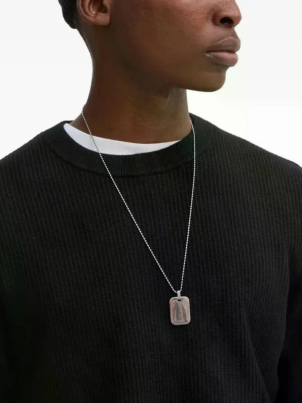 SAMSOE SAMSOE Crew Neck Ribbed Knit Sweater
