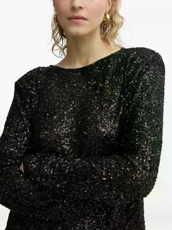 BRUUNS BAZAAR Embellished Sequin Blouse