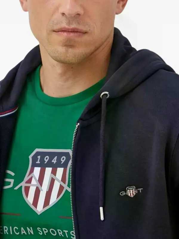 Gant Zip-up Hoodie - Blue