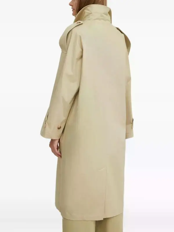 NOTES DU NORD Embroidered Logo Buttoned Coat