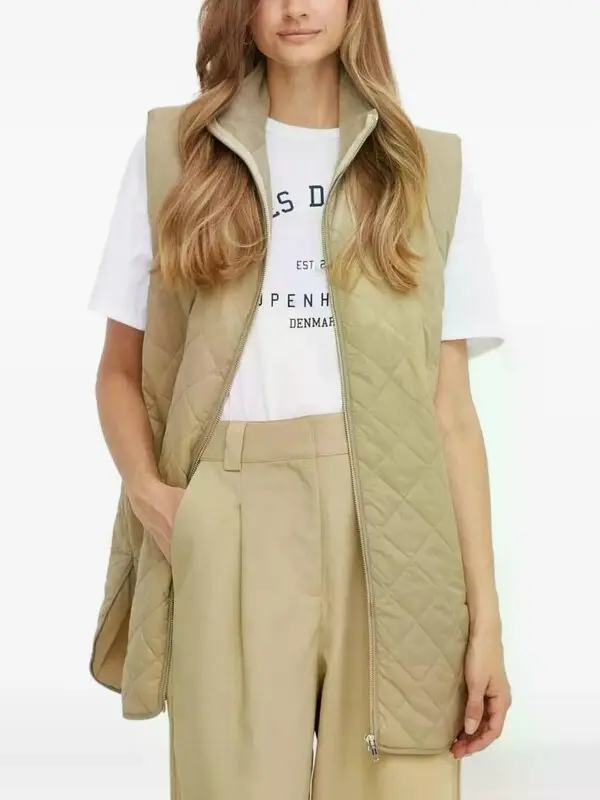 NOTES DU NORD Embroidered Logo Buttoned Coat