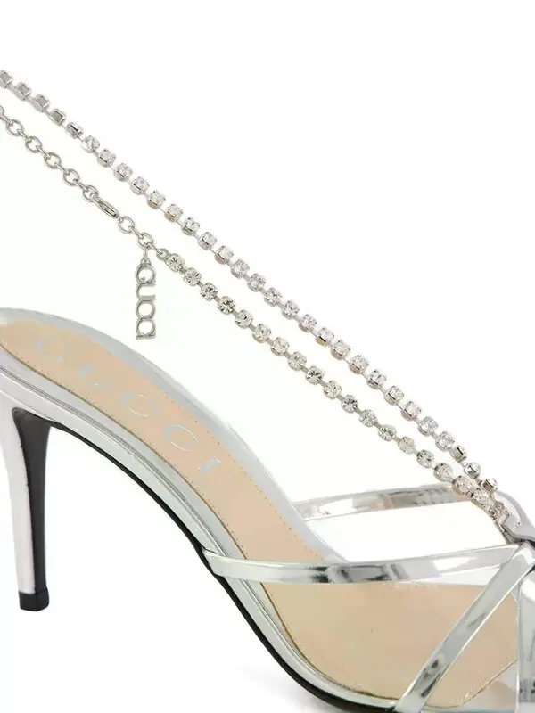 Gucci Crystal-embellished High-heeled Sandals