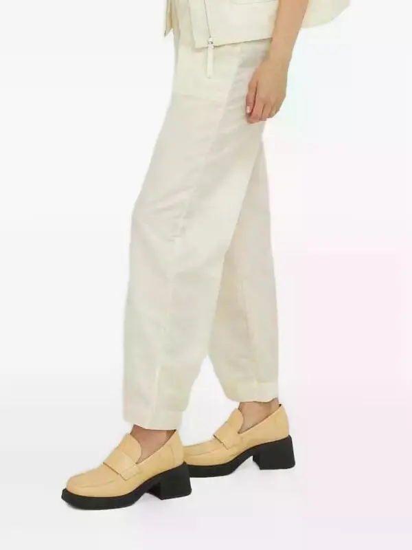 LOVECHILD Elastic-waist Straight-leg Trousers