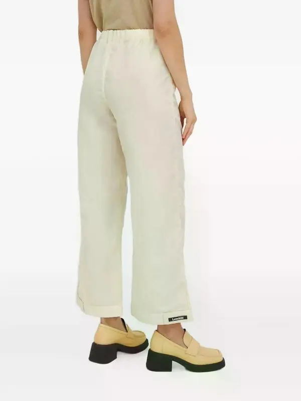 LOVECHILD Elastic-waist Straight-leg Trousers