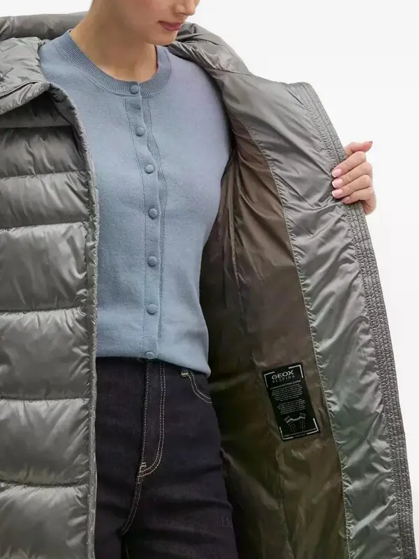 Geox Hooded Quilted Jacket