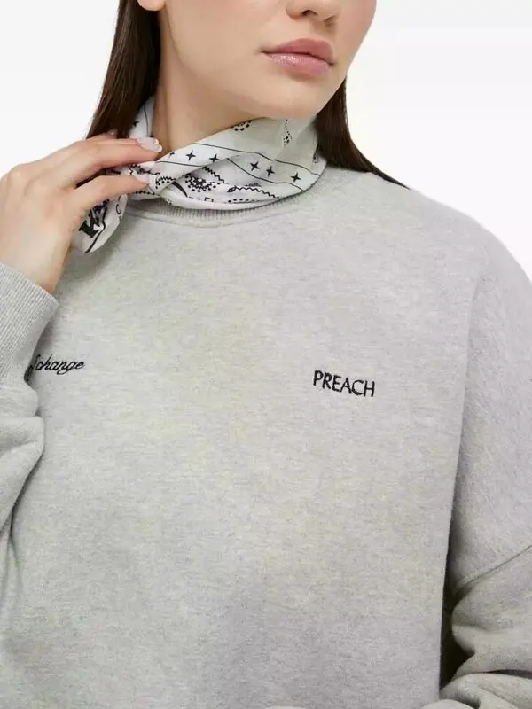 PREACH Embroidered Crew Neck Sweatshirt