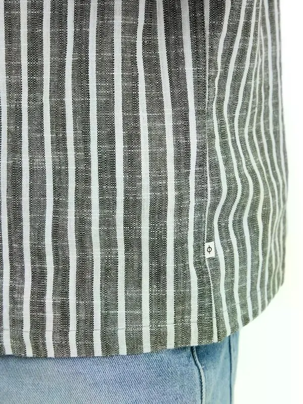 SAMSOE SAMSOE Striped Short-sleeve Shirt