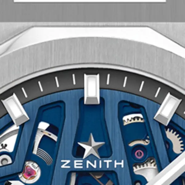ZENITH Defy Skyline Skeleton Stainless Steel Chronograph Watch - Clear