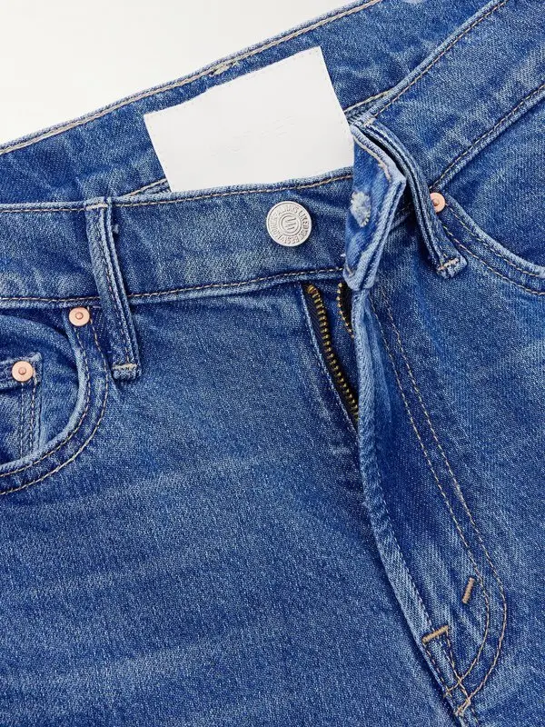 MOTHER The Outsider Flood Cropped Flared Jeans