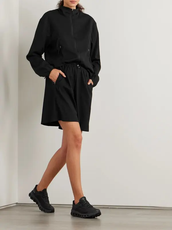 On Crinkled-shell Zip-up Jacket