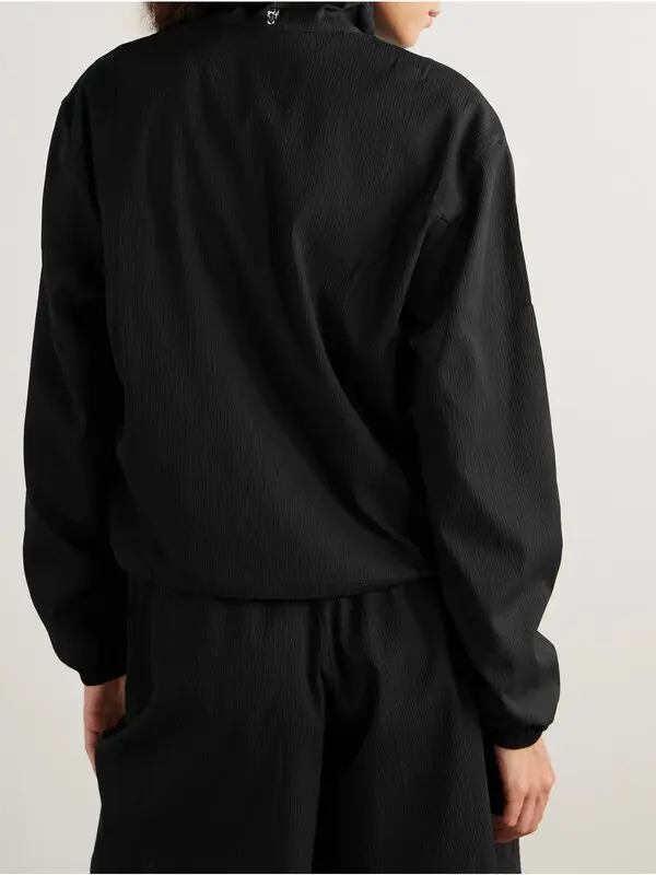On Crinkled-shell Zip-up Jacket