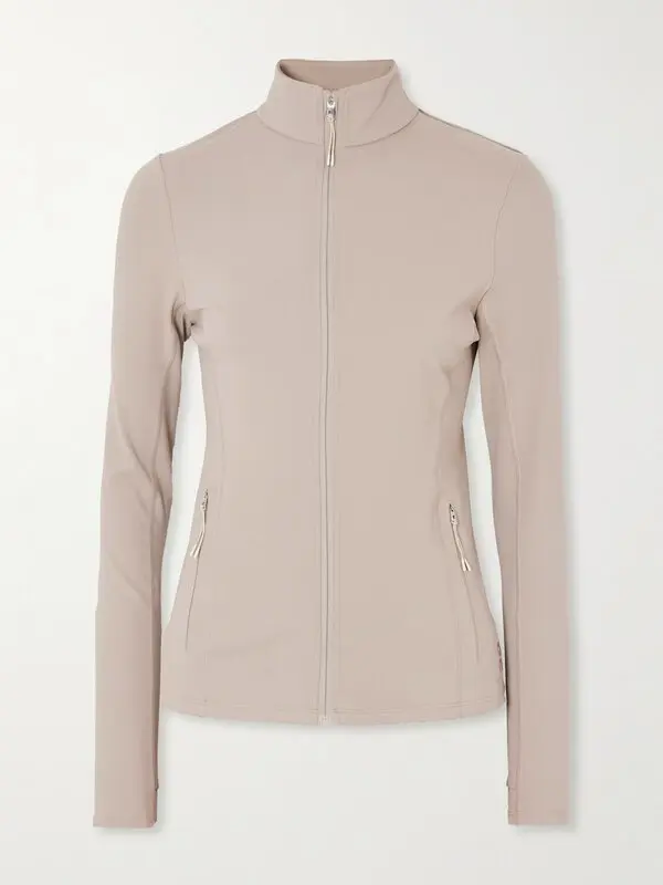 On Cutout Stretch-jersey Jacket