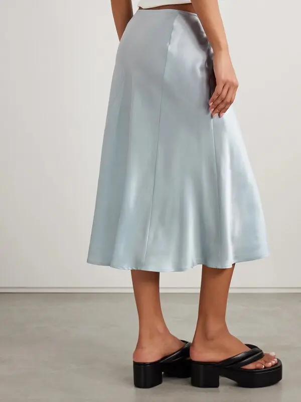 Acne Studios Silk-satin Midi Wrap Skirt