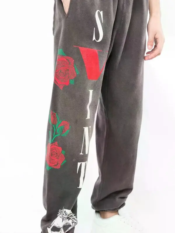 SAINT MXXXXXX X Vlone Logo-print Joggers