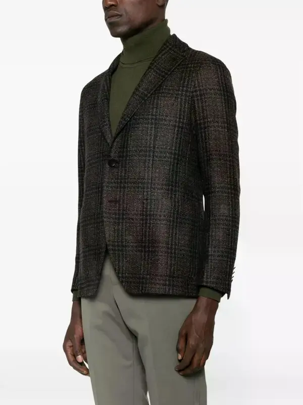 Tagliatore Checked Two-button Jacket