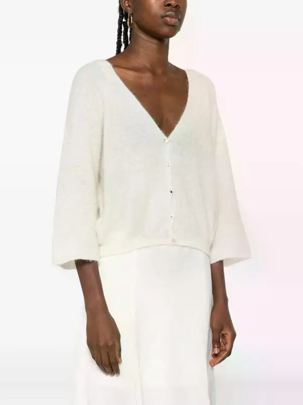 Ba&sh Isaac Button-front Cardigan - Neutrals