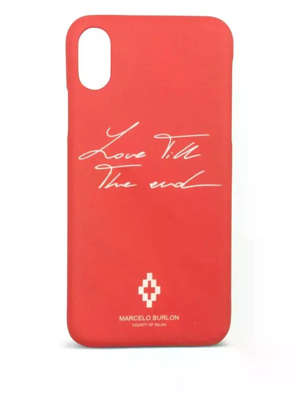 COUNTY OF MILAN Love Till The End Iphone Xr Case - Red