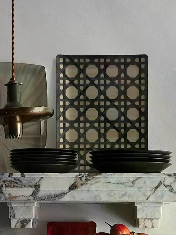 HESTIALIVING Epoch Geometric-pattern Serving Tray