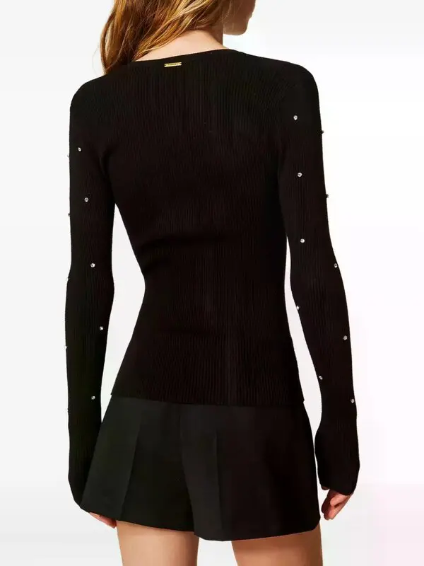 TWINSET Embellished Buttoned Cardigan