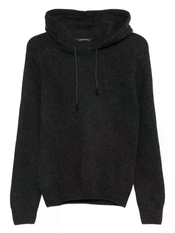 Tagliatore Ribbed Knit Hoodie
