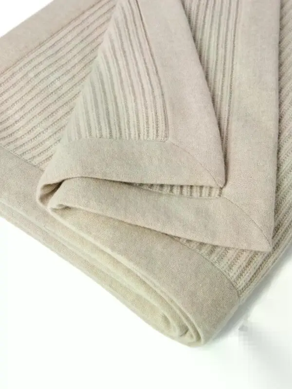 Brunello Cucinelli Ribbed Cashmere Throw