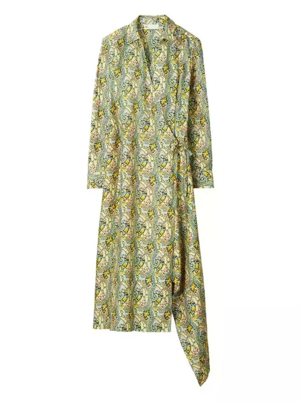Tory Burch Paisley Print Wrap Dress