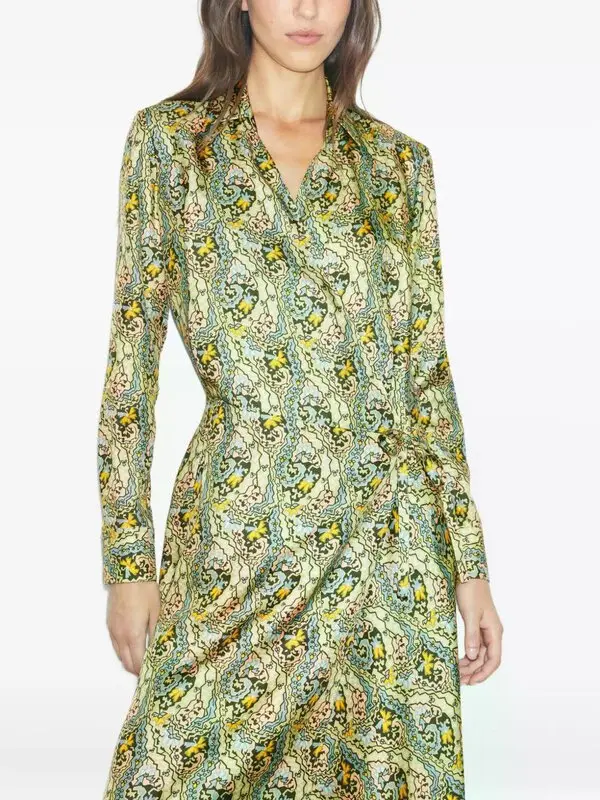 Tory Burch Paisley Print Wrap Dress