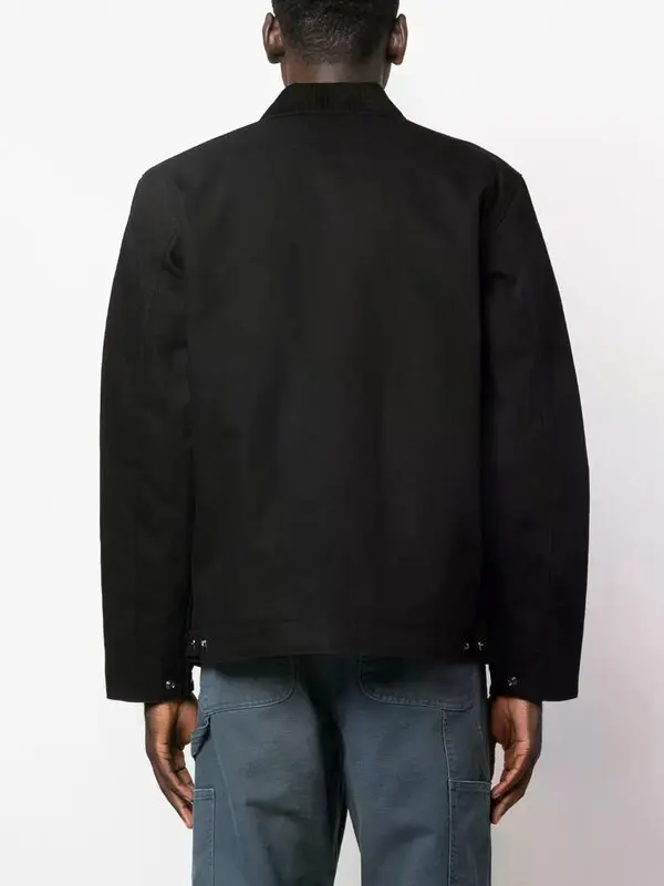 Carhartt Work In Progress Detroit Logo-patch Jacket - Black