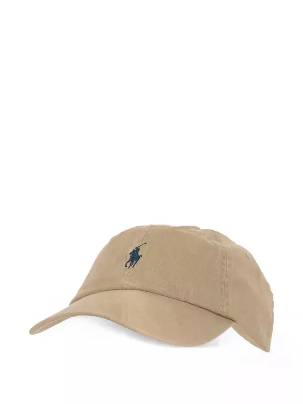 Polo Ralph Lauren Cap With Embroidered Logo - Neutrals