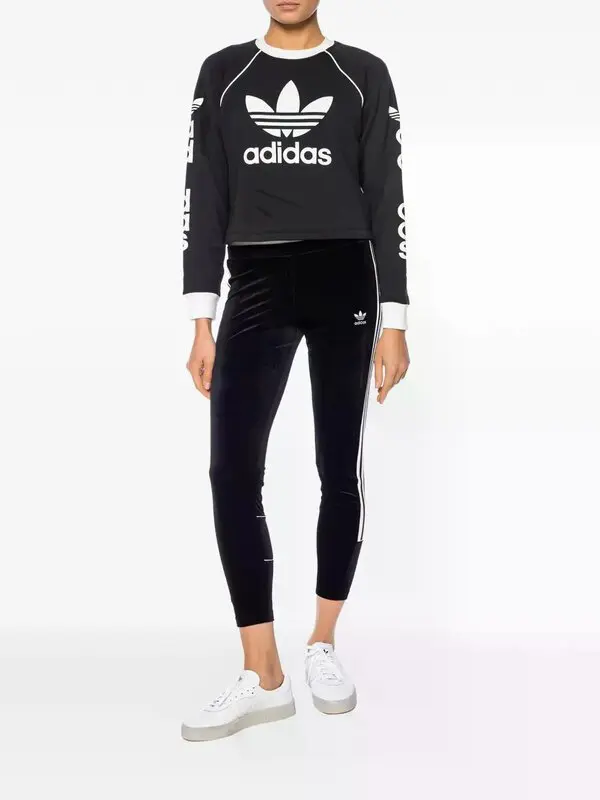Adidas Logo Embroidered Leggings