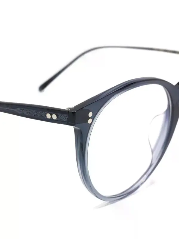 Oliver Spencer O'malley Round Frame Acetate Eyeglasses