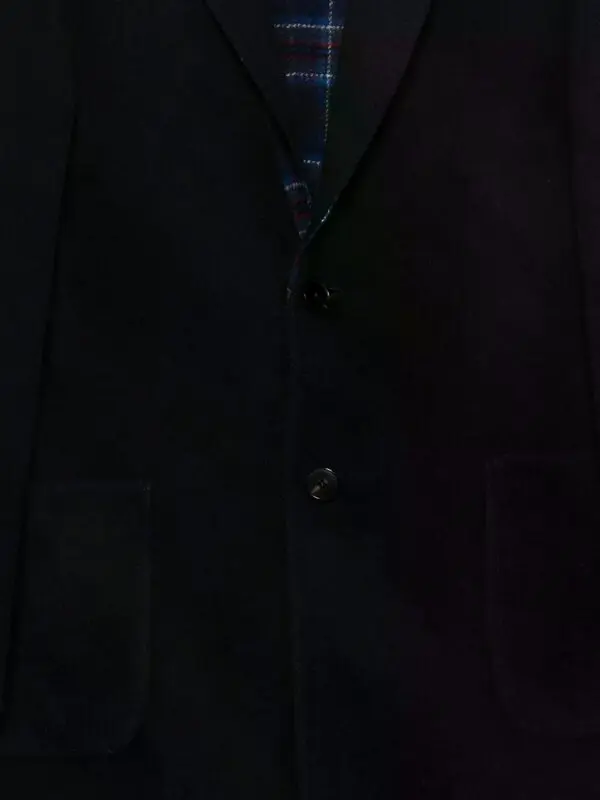 Etro Button-fastening Coat With Peak Lapels