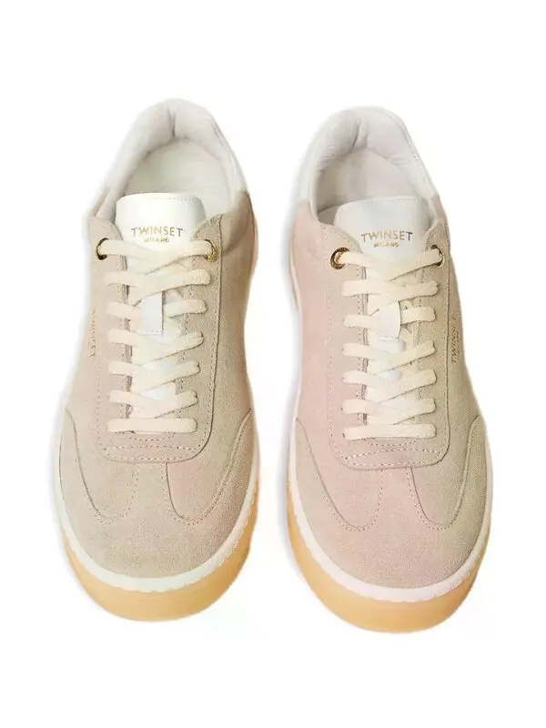 TWINSET Suede Low-top Sneakers