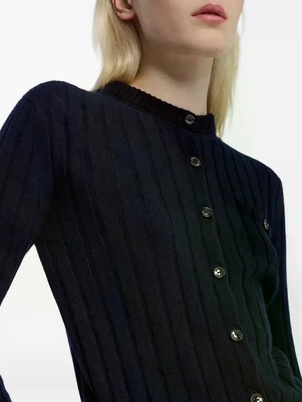 BARRIE Ribbed Cardigan