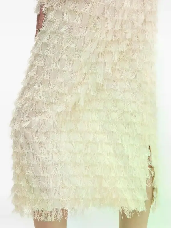 Day Birger Et Mikkelsen Fringe Detailing Midi Skirt