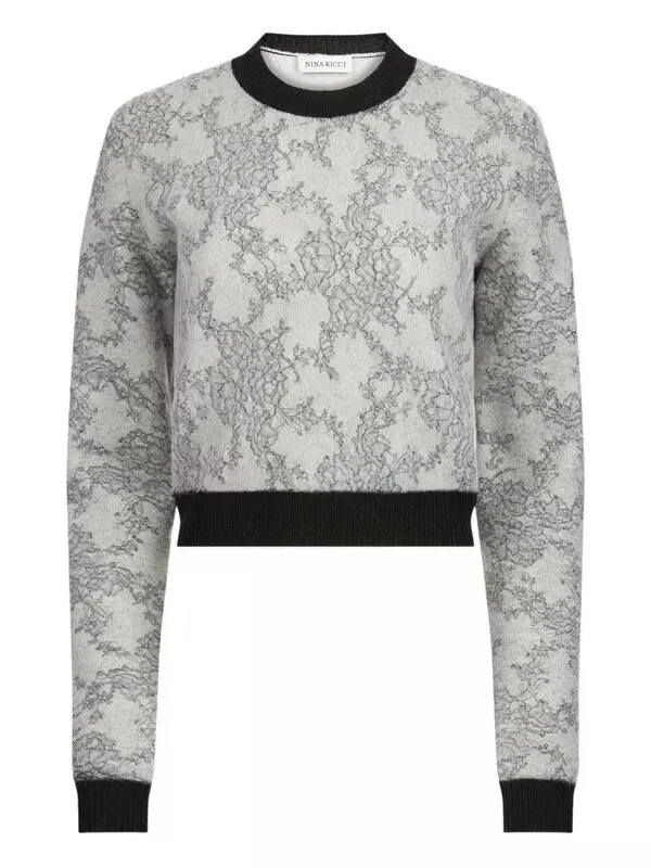 Nina Ricci Lace-jacquard Jumper