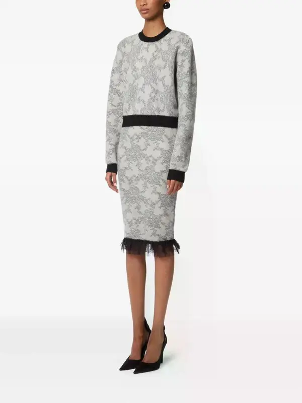 Nina Ricci Lace-jacquard Jumper