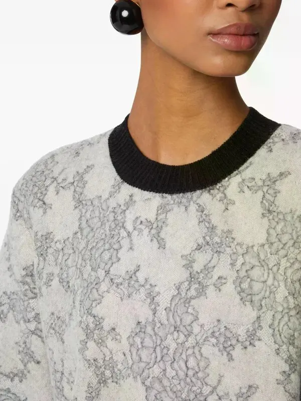 Nina Ricci Lace-jacquard Jumper