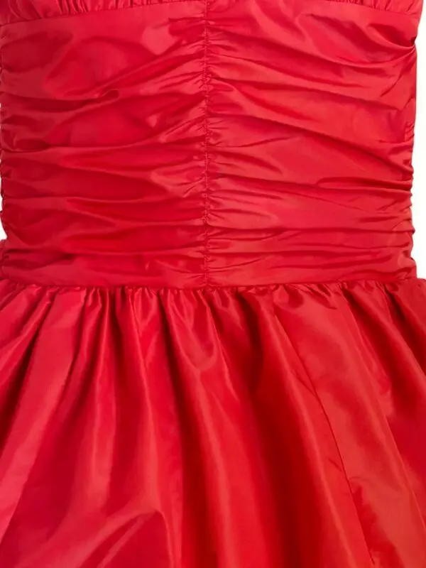 PATOU Bow-detail Mini Dress - Red
