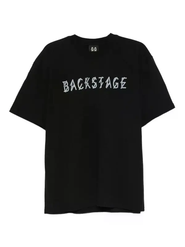 44 LABEL GROUP Graphic-print T-shirt - Black