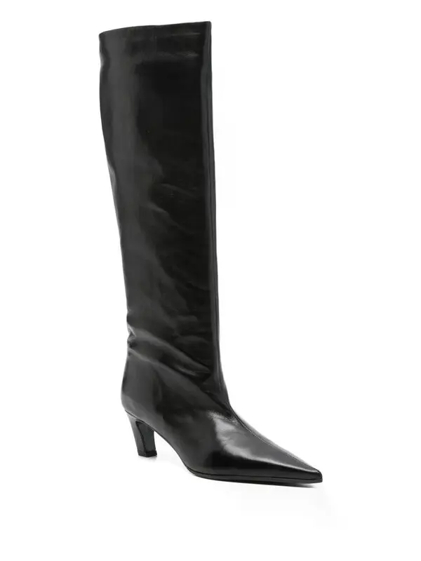 THEA MIKA 60mm Pointed-toe Calf-leather Boots