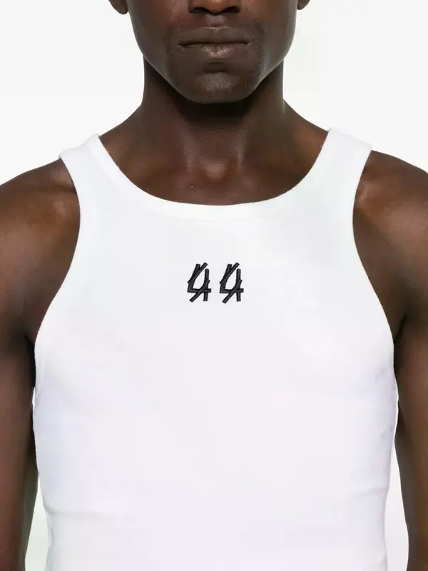 44 LABEL GROUP Embroidered Vest - White
