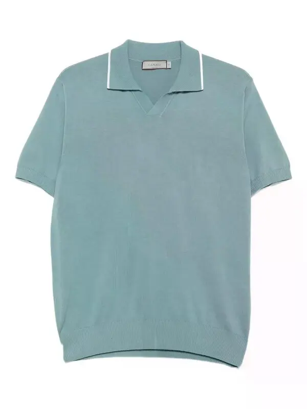 Canali Cotton T-shirt - Blue