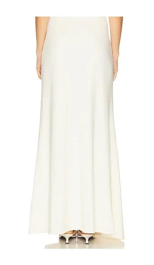 SNDYS. Cantarios Jersey Maxi Skirt - White