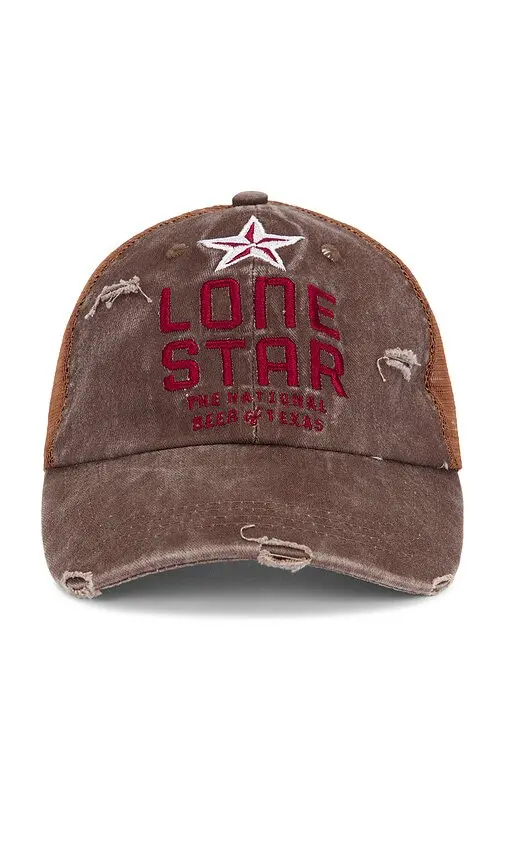 PHILCOS Lone Star Baseball Cap - Brown