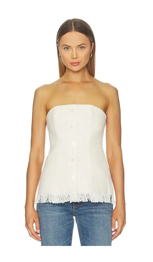 LOVERS AND FRIENDS Greta Tweed Top