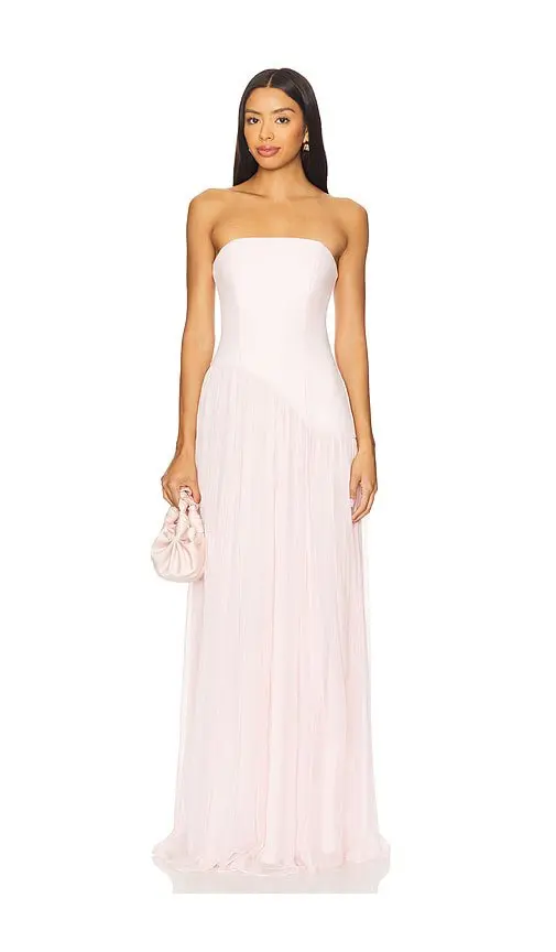 LOVERS AND FRIENDS Alice Strapless Gown - Blush