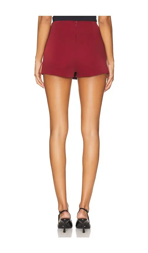 LOVERS AND FRIENDS Landon Skort - Burgundy
